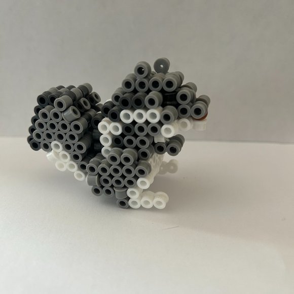 Hand Crafted | Other | 3d Perler Bead Figurine Of A Squirrel | Poshmark